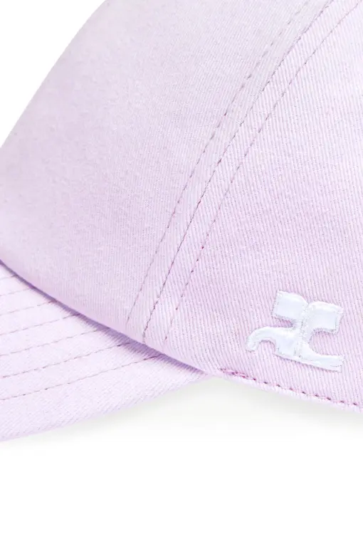 Courreges Cap Signature Cotton - Light Pink | Editorialist